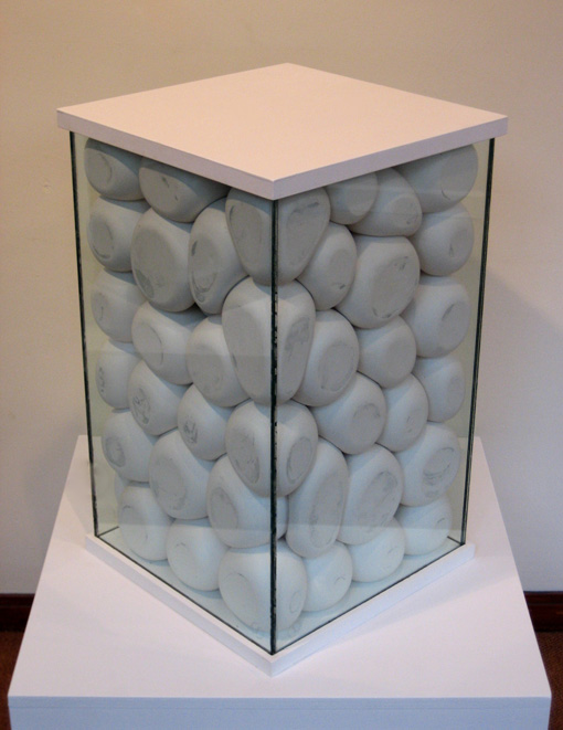 Element 90, Face Centred Cubic, White. - Sculpture Placement Group